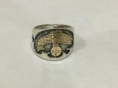 Roderick Tenorio 14 Kt Gold Sterling Silver Gentle Rain Fish Ring | eBay