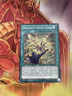 SECE-EN062 Dragunity Divine Lance Common 1st Edition Mint Yugioh! Card ...