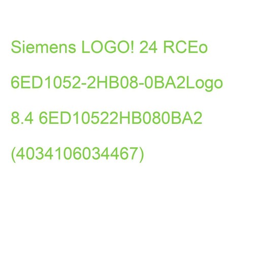 Siemens LOGO! 24 RCEo 6ED1052-2HB08-0BA2Logo 8.4 6ED10522HB080BA2 ...