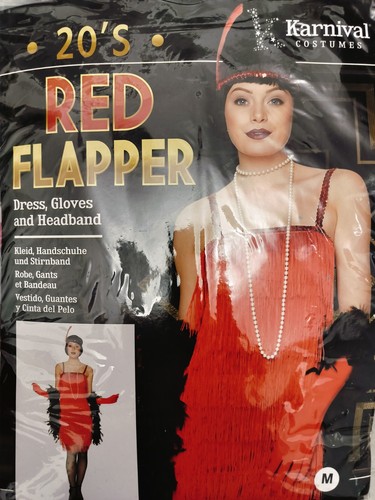Roaring 20s Flapper Costume Size Medium (3 Pieces) NEW | eBay