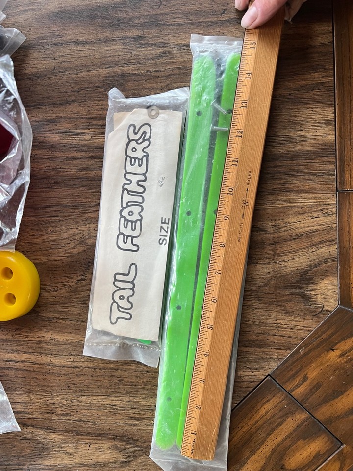 Skateboard Nose Guard & hand rails Tail Feather Green. Powell ...