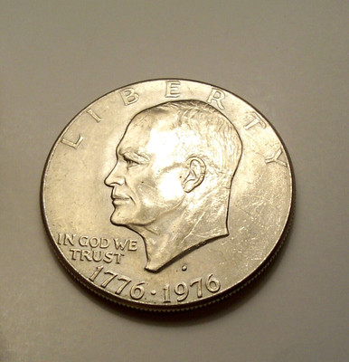 Eisenhower D Silver Dollar Coin 1978 1970s Liberty Bell & Moon | eBay