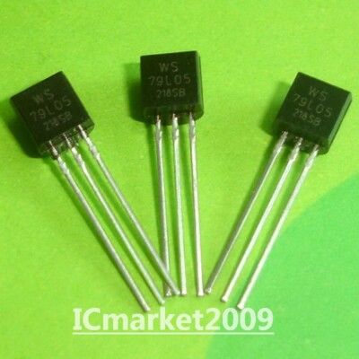 100 PCS 79L05 TO-92 L79L05 LM79L05 100mA Negative-Voltage Regulators ...