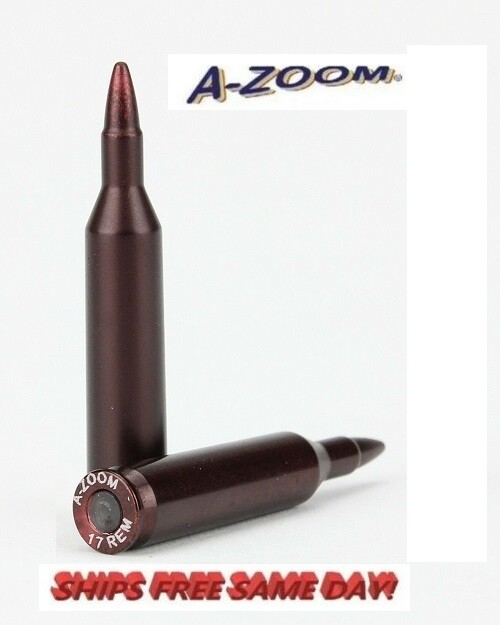 A-ZOOM Action Proving Dummy Round Snap Cap 17 REMINGTON 2- Pack 12217 ...