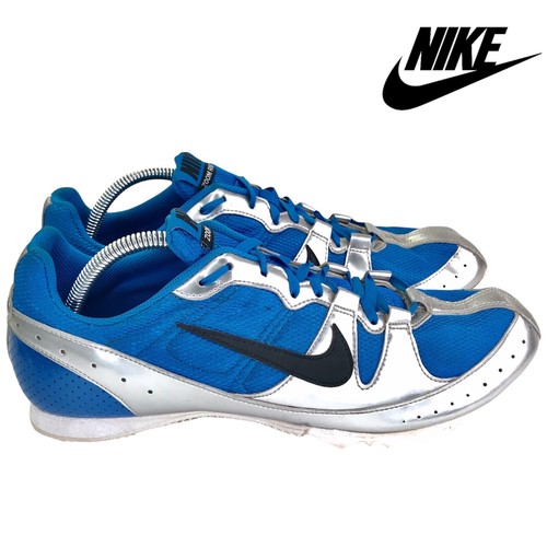 Nike Zoom Rival MD 5 Blue Running Spikes Track & Field Shoes Sz 12 ...