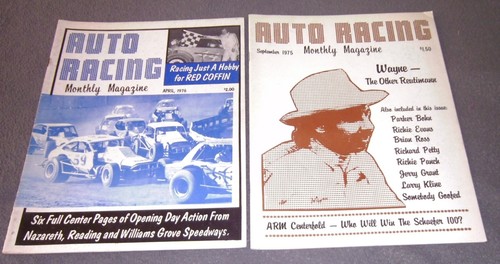 Lot Of 2 1976 Area Auto Racing News Monthly Magazine's | eBay