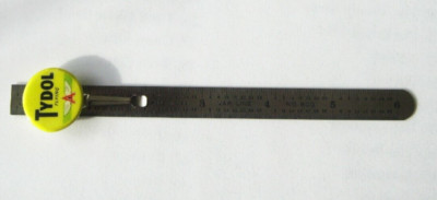 TYDOL GASOLINE UPSCALED VINTAGE STYLE ADVERTISING POCKET SCALE RULER | eBay