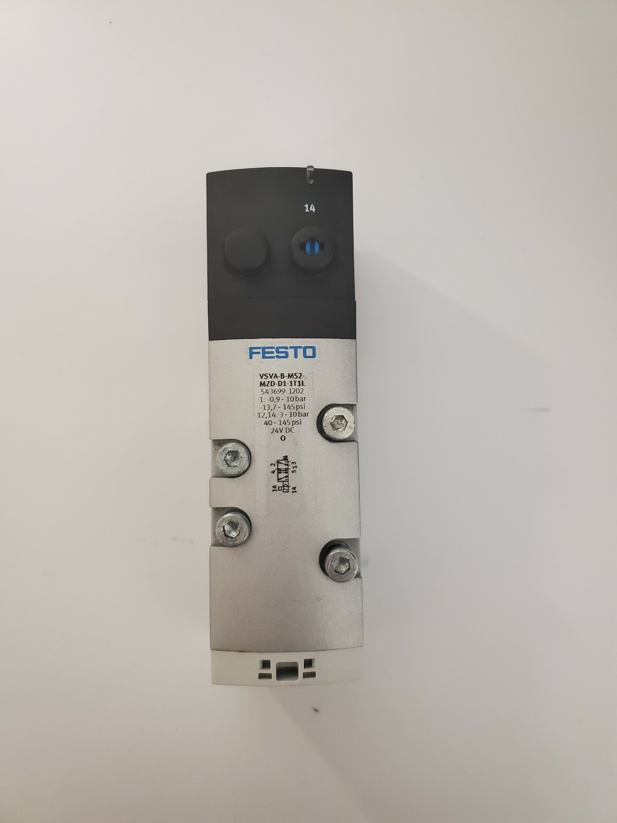 Festo VSVA-B-M52-MZD-D1-1T1L Pneumatic Valve 24 VDC 543699 C402 Near ...