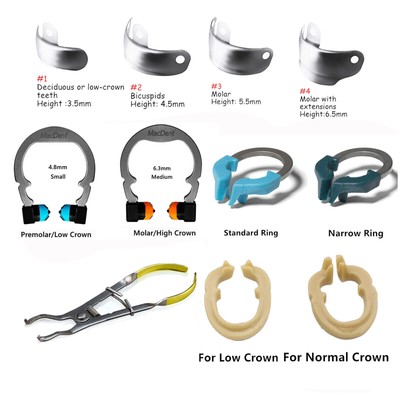 Dental Matrix Bands Ring Sectional Matrice Clamp Fit Garrison Palodent ...