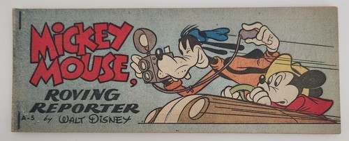 1950 Mickey Mouse Roving Reporter Mini Comic #5 FN+ | eBay