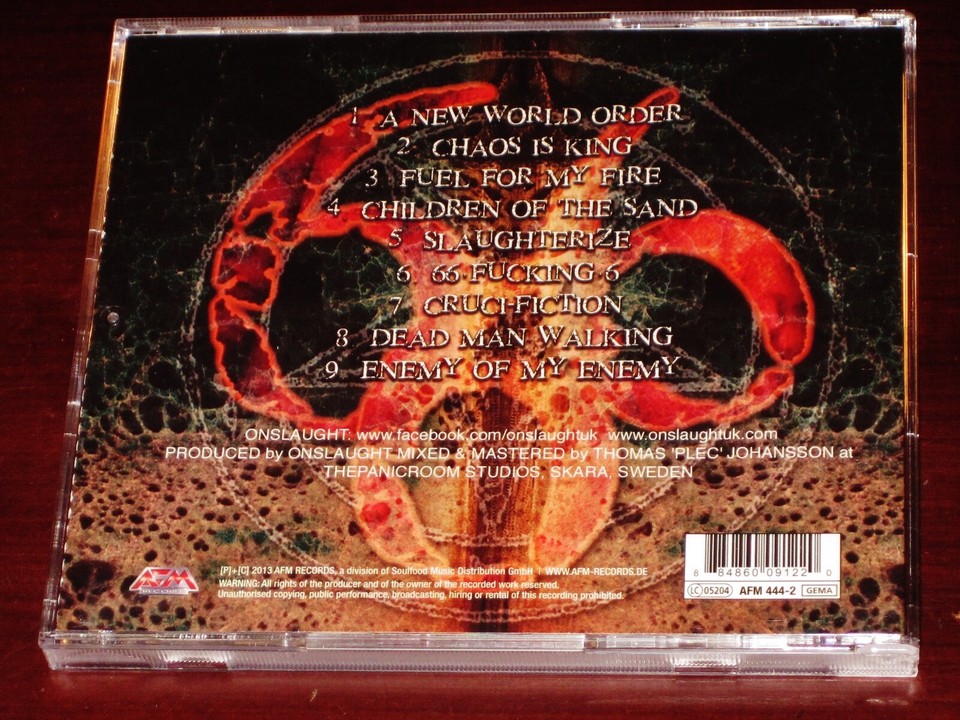 Onslaught: VI CD 2013 Six 6 AFM Records Germany AFM 444-2 NEW ...