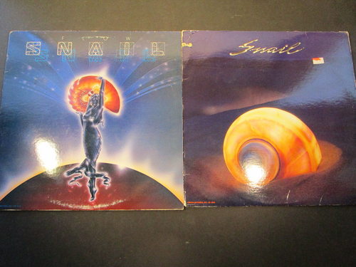 2 Snail LP lot, S/T (1978 VG+), Flow(1979 VG++),Cream records CR 1009 ...