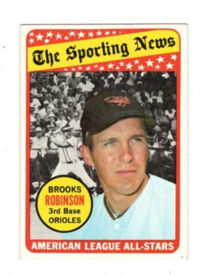 1969 Topps All-Star #421 Brooks Robinson - Baltimore Orioles, Nr-Mint ...