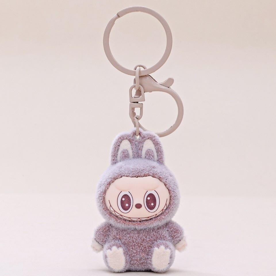 Popular Figure Keychain Flocking Mini Cute Charm Doll Bag Purse Pendant ...