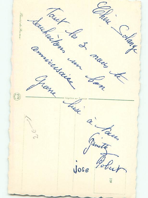 Very Old Foreign Postcard BEAUTIFUL FLOWERS SCENE : make an offer ...