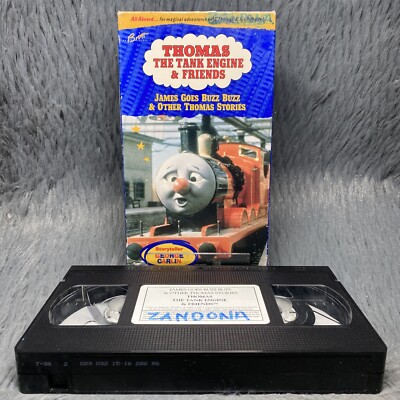 Thomas Tank Engine & Friends James Goes Buzz Buzz VHS 1993 Train George ...