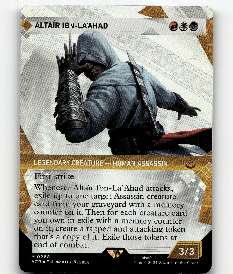 MTG Altair Ibn-La'Ahad (Showcase) (Textured Foil) #268 - UB: Assassin's ...