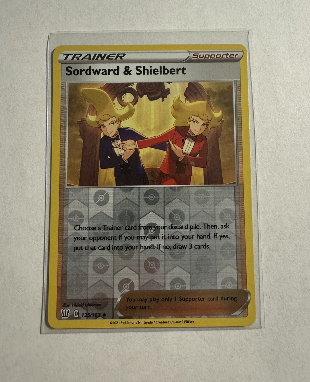 Pokémon TCG Sordward and Shielbert Sword & Shield - Battle Styles 135/ ...