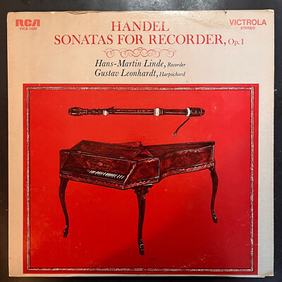 HANDEL sonata for recorder LINDE | eBay