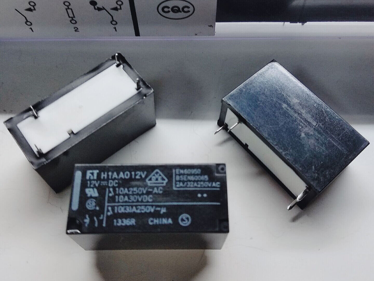 H1AA012V H1AA012T 12VDC Fujitsu FT Power Relay 4 Pins 10A x 10PCS NEW ...