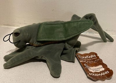 FOLKMANIS Folktails T2047 Glove Hand Puppet - Grasshopper 10" w/Tags ...