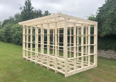 Garden Office Shed Studio Pod Frame - DIY Self Build Kit - 4.2m x 2.2m ...
