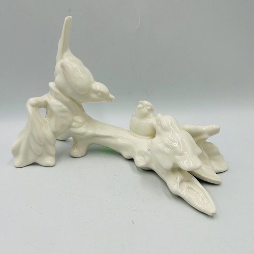 Vtg RC USA Pottery White Ceramic Birds On Branch French Country Style ...