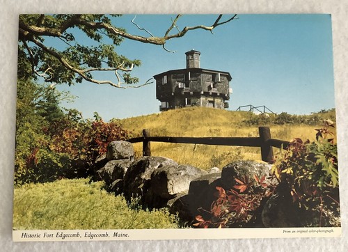 Historic Fort Edgecomb, Edgecomb, Maine. Postcard (E1) | eBay