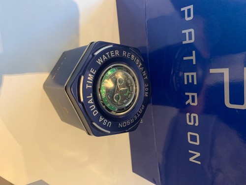 Montre de luxe PATERSON LUXURY WATCH 339€ NEUF Dual Time CHRONOGRAPH ...