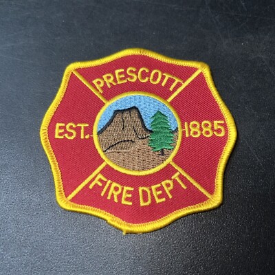 Vintage Obsolete Fire Department Patch Arizona Prescott | eBay