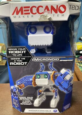 Meccano-Erector - Micronoid - Blue Basher, Programmable Robot Building ...