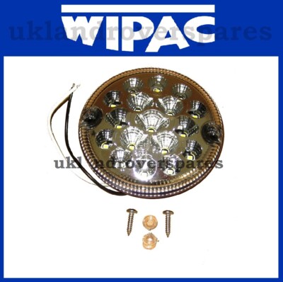 LAND ROVER DEFENDER LED NAS SIDE LIGHT WIPAC (95mm Diameter) | eBay UK