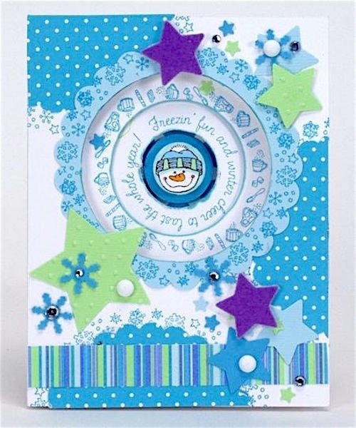 Clever Cutts, Stencil, Layered Circles, Card Template, Cutting System ...