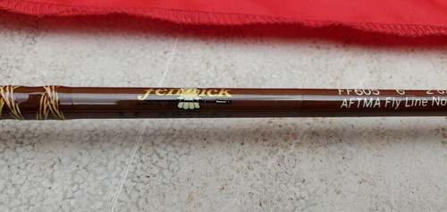 Fenwick FF 605 6' 2 oz. 5 Wt. Fly Rod w/Orig Tube AETMA Fly Line No5 ...