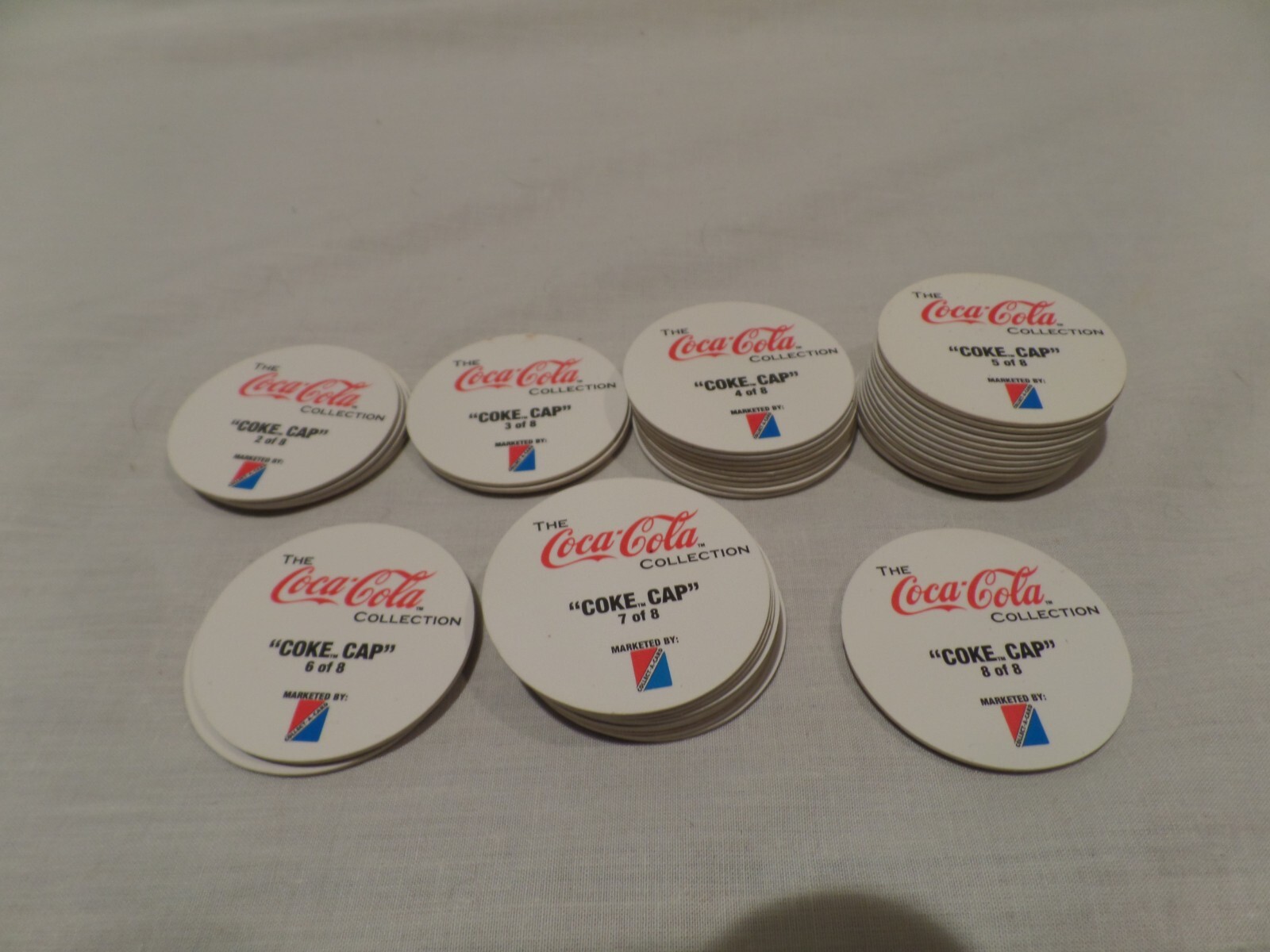 COCA-COLA VINTAGE 1994 COKE CAPS / POGS COLLECTION - LOT OF 49 BY ...