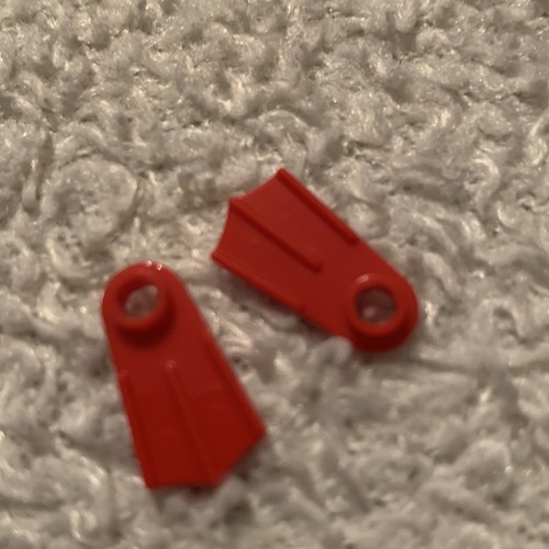 Lego Minifig 2 RED SWIM FINS FLIPPERS 259912-01 | eBay