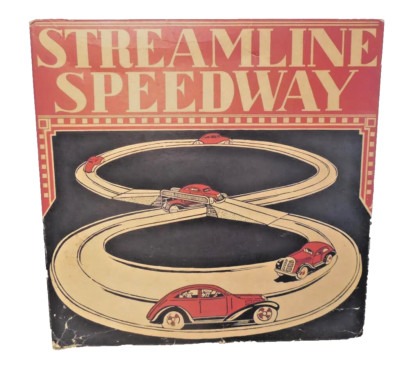 Vintage Marx Streamline Racetrack Windup Car Jeep, Track Keys ...