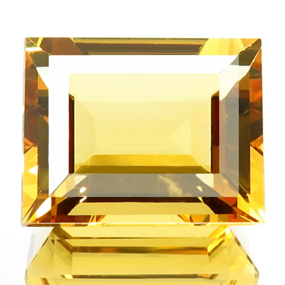 4.42ct Sparkling Natural 5A+ Top Yellow Beryl Aquamarine Perfect Rectangle Cut! | eBay