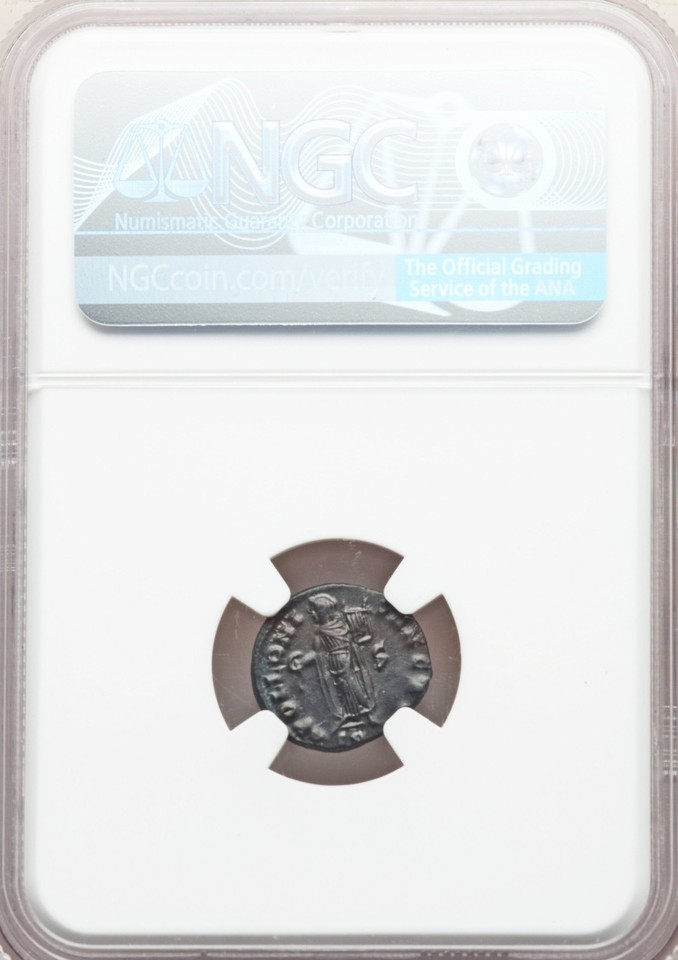 ROMAN EMPIRE GREAT CHRISTIAN PERSECUTION QUARTER NUMMUS 305-313 AD NGC ...
