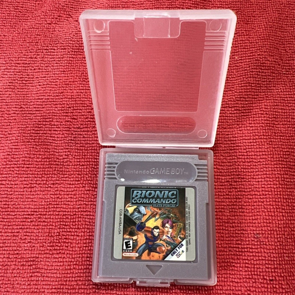 🔥Nintendo Bionic Commando Elite Forces GBA GBC Gameboy Color LIMITED ...