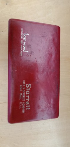 Vintage L S Starrett No.711 Last Word Universal Test Dial Indicator ...