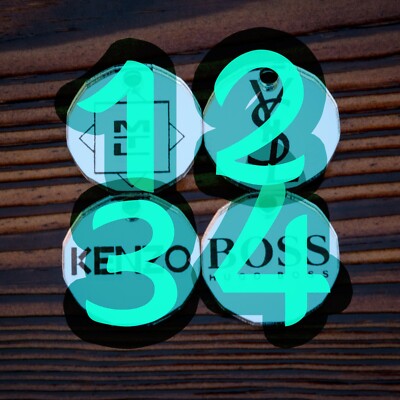 12 Sided Shopping Trolley Token Coin keyrings For perfume bosso lovers ...