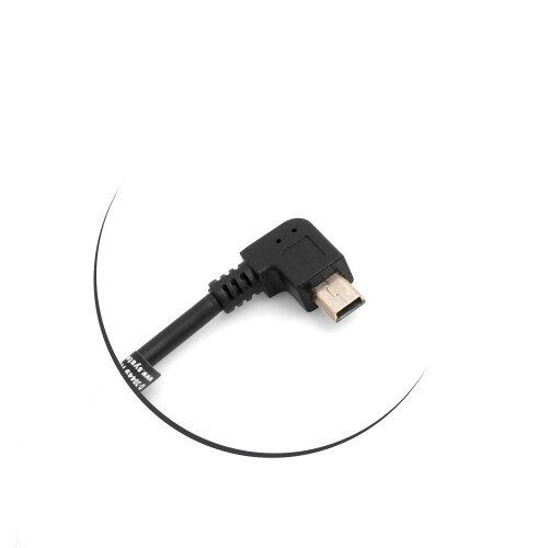 Mini USB Kabel 90° Grad rechts gewinkelt Winkelstecker auf USB Typ A ...