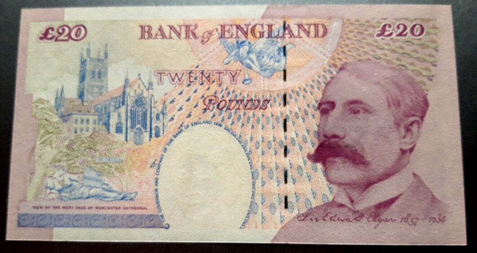 ENGLAND 20 POUNDS 1999 Queen Elisabeth UNC NEUF NEW | eBay