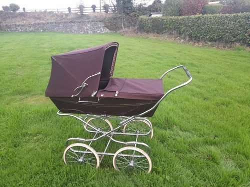 vintage silver cross coachbuilt pram - brown - great condition | eBay