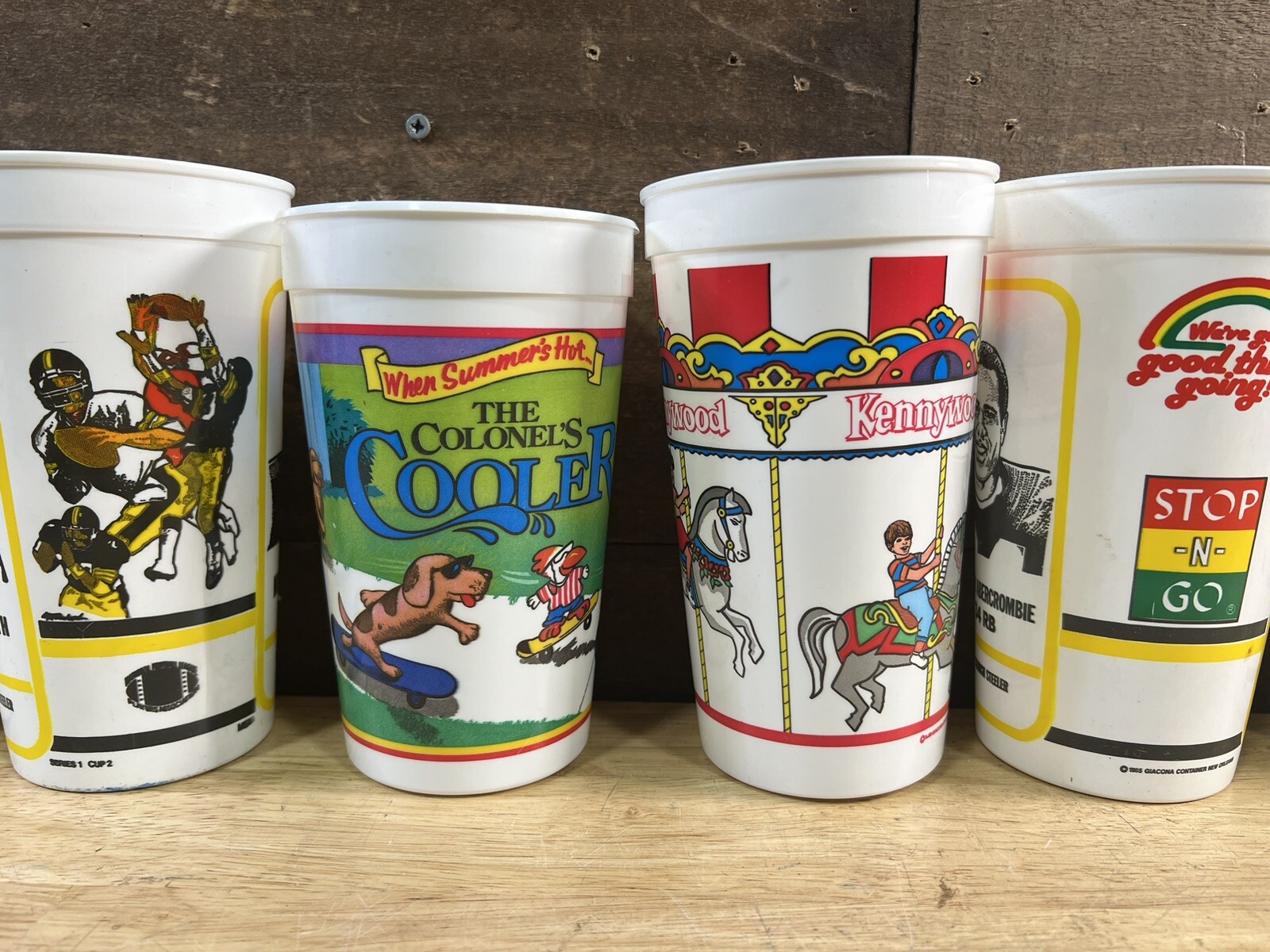 Vintage Lot Of 8 Pittsburgh Steelers Football Local Kennywood ...