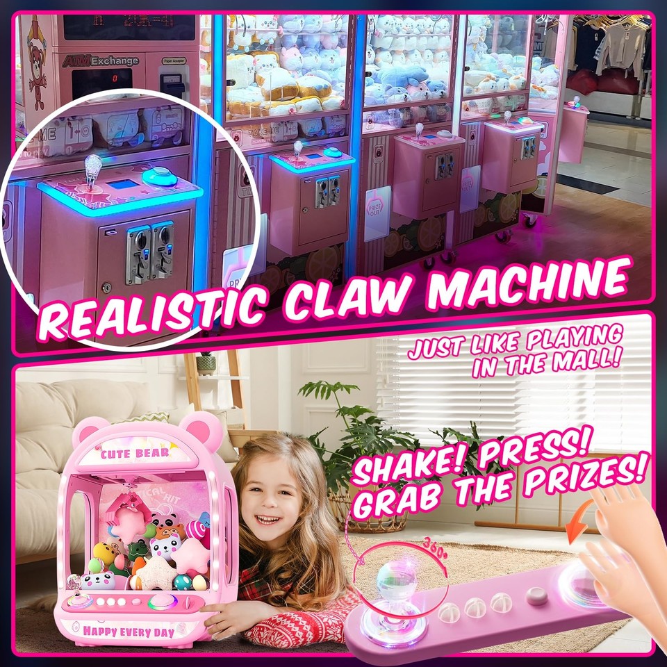 Skirfy Claws Machines for Kids,Unicorns Toys for Age 6+,Kids Games Mini ...
