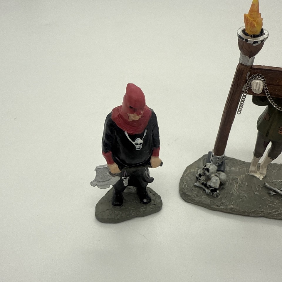 Lemax Spooky Town Halloween Tortured Soul Villager & Executioner Decor ...