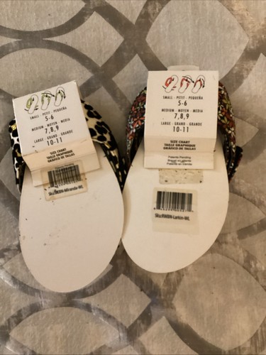 Lot Of 2 Bandals Changeable Footwear Large 10-11 Flip Flop Sandal ...