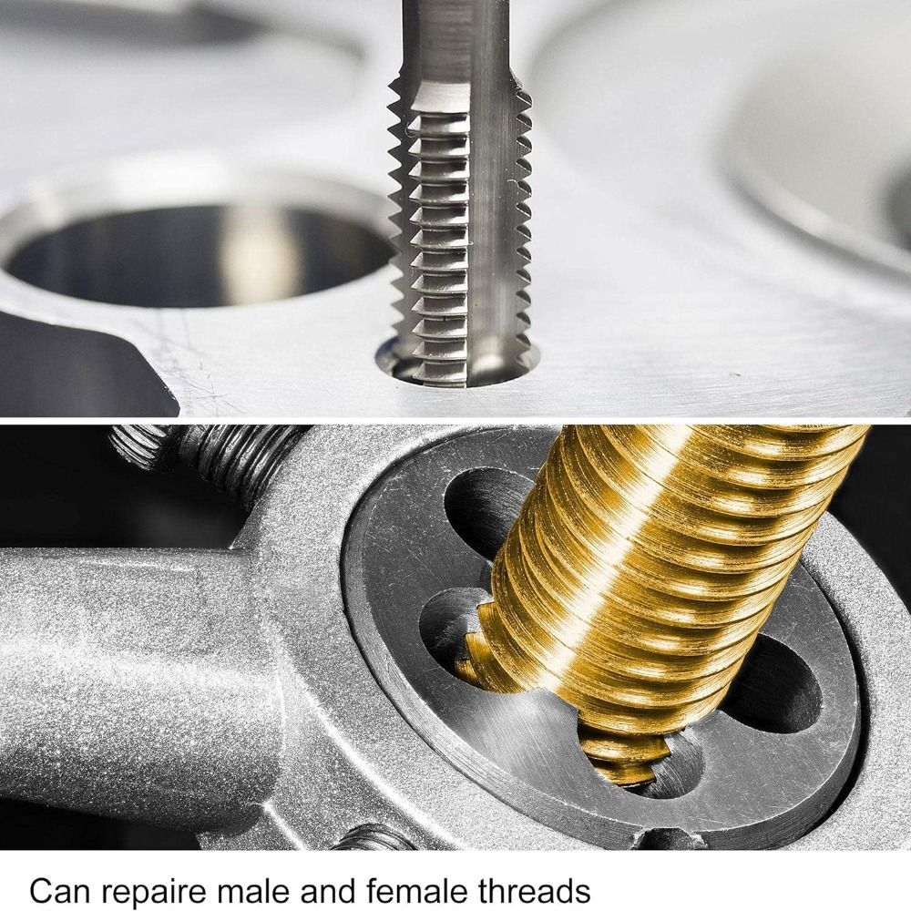 with Round Threading Die Metric Tap and Die Set Nut Screw Bolt Thread ...
